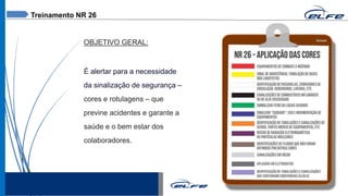 TREINAMENTO NR -26 TREINAMENTO PARA SINALIZAÇÃO | PPTX
