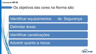 TREINAMENTO NR -26 TREINAMENTO PARA SINALIZAÇÃO | PPTX