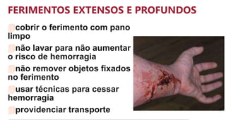 Treinamento primeiros socorros | PPTX
