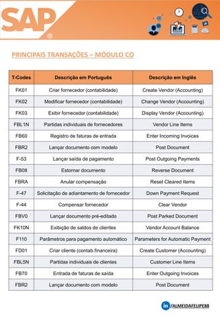 Treinamento sap co controlling | PDF