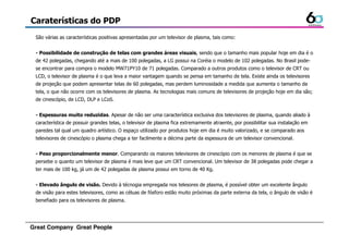 Treinamento tvlg.plasma. | PDF