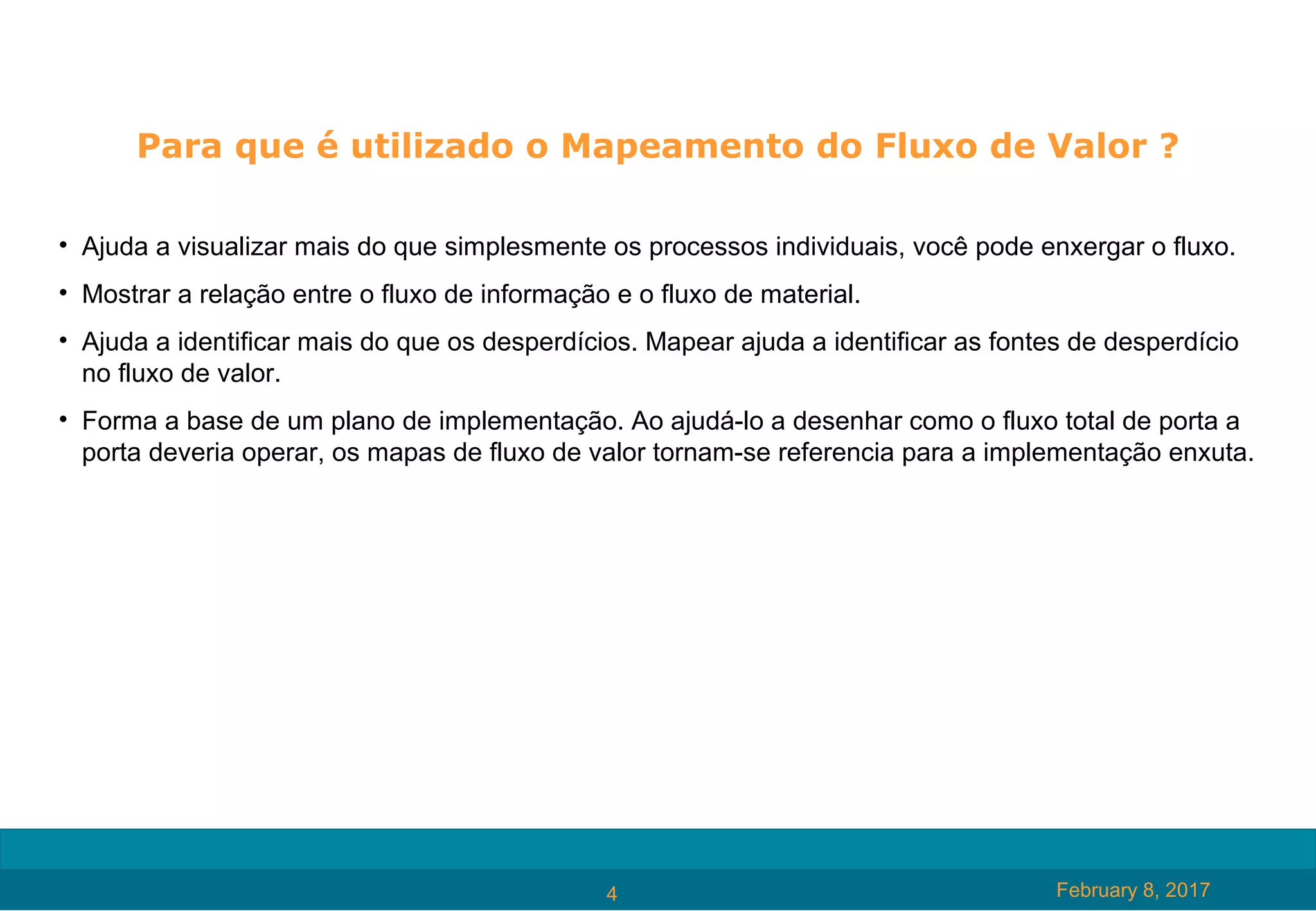 Mapeamento de Fluxo de Valor | PPT | Logistics | Business