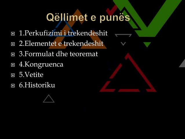 Trekendeshat dhe simbolet | PPTX