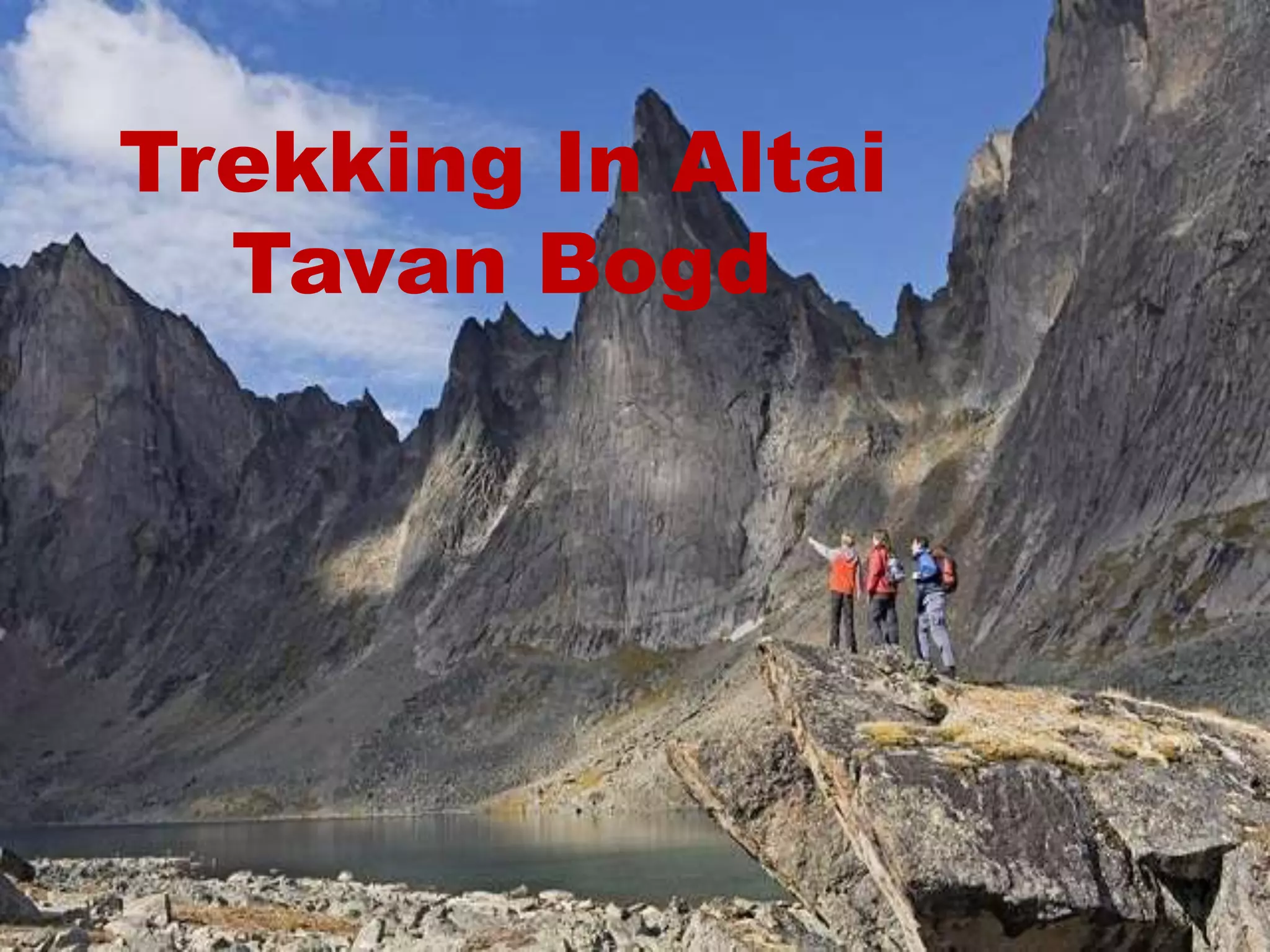 Trekking in altai tavan bogd | PPTX