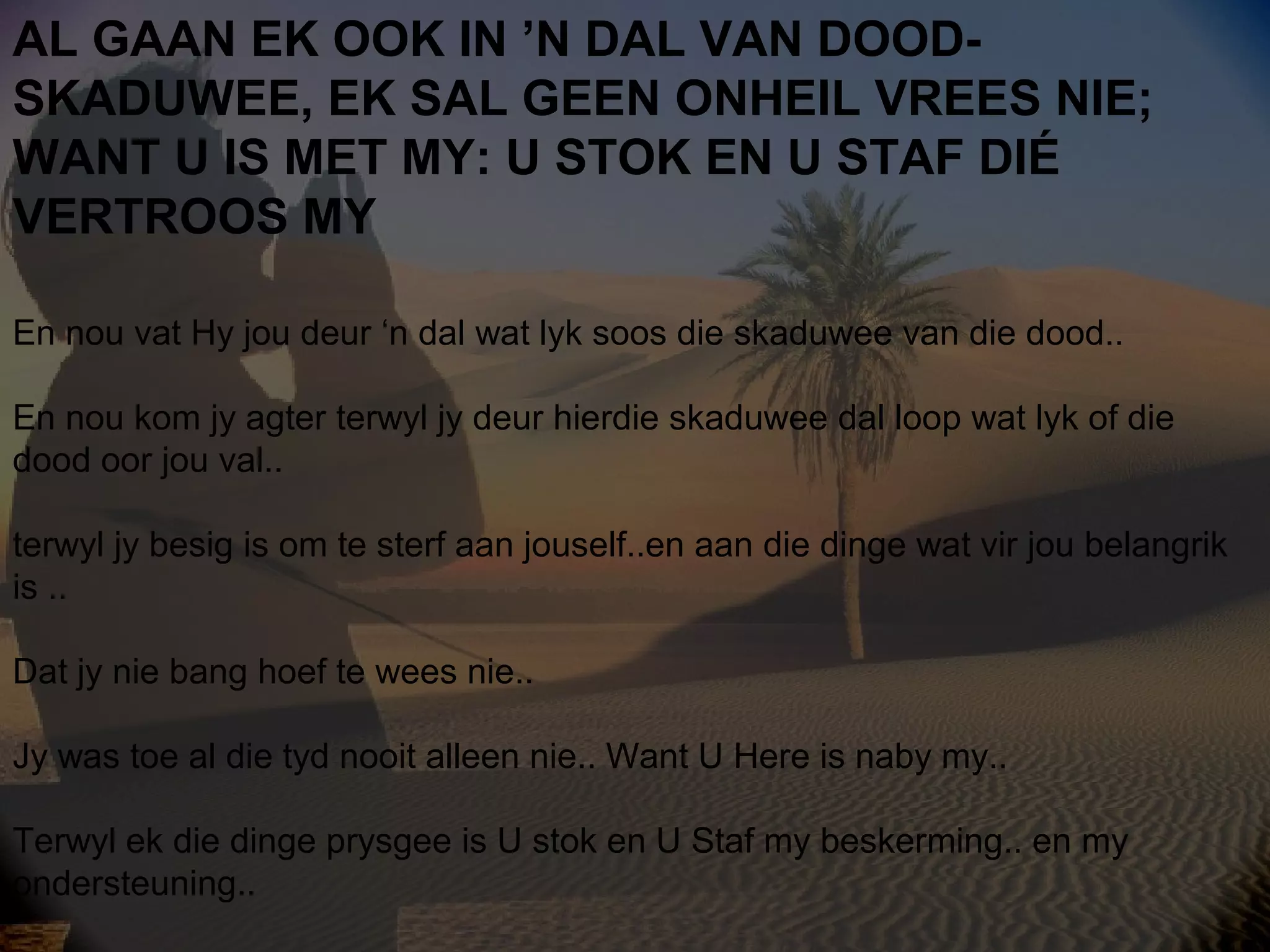 Trek weg uit die huis van sonde | PPT