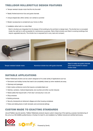 Trellidor rollerstyle-brochure | PDF