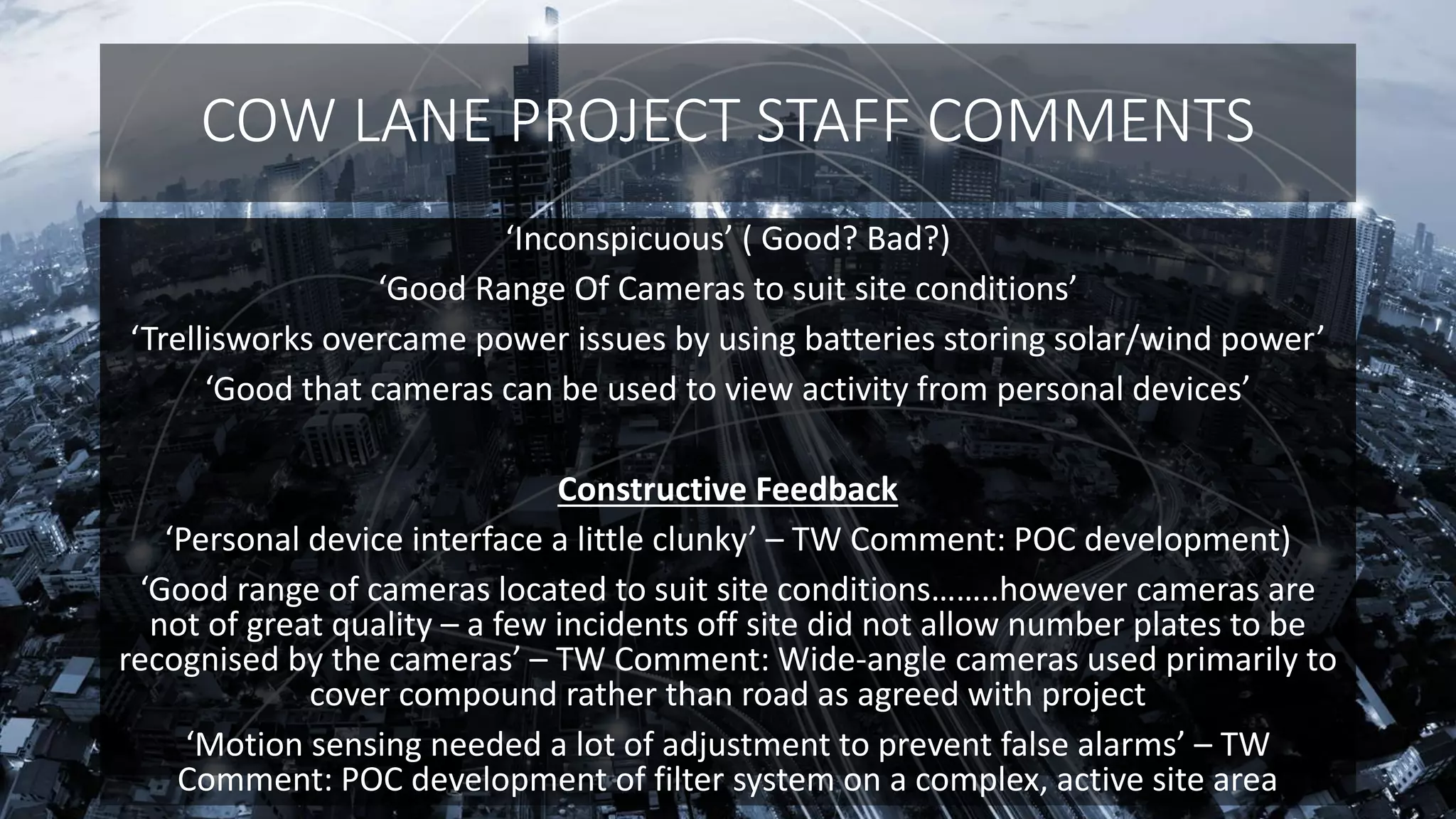 COMIT Community Day Autumnn 2018 - Trellisworks ipcctv | PPT