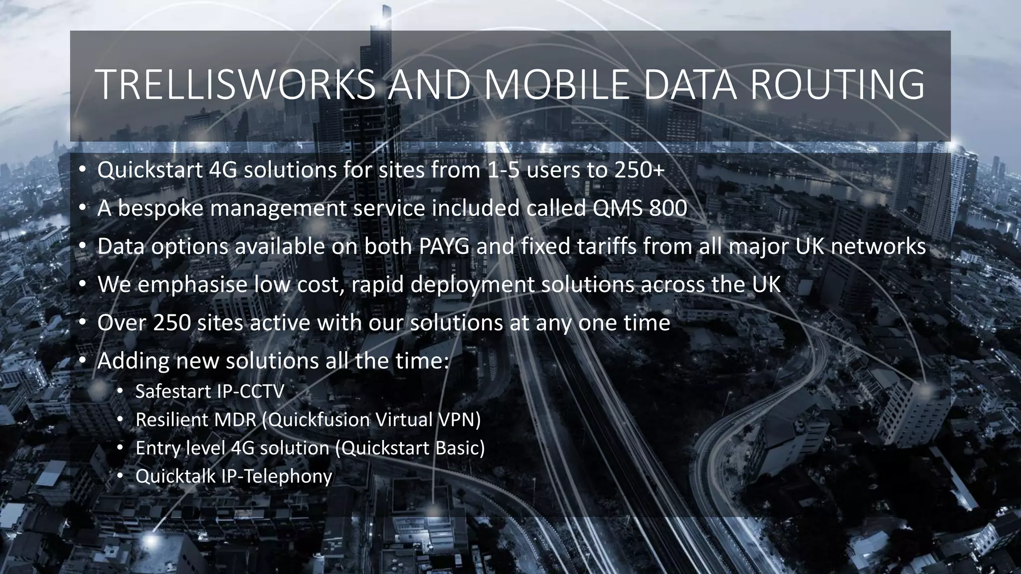 COMIT Community Day Autumnn 2018 - Trellisworks ipcctv | PPT