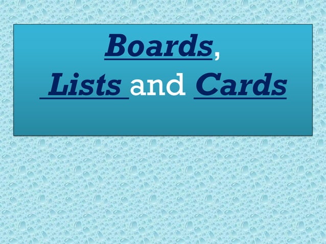 Trello 1 tutorial | PDF