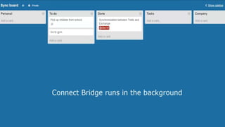 Trello and exchange tasks synchronization | PPTX