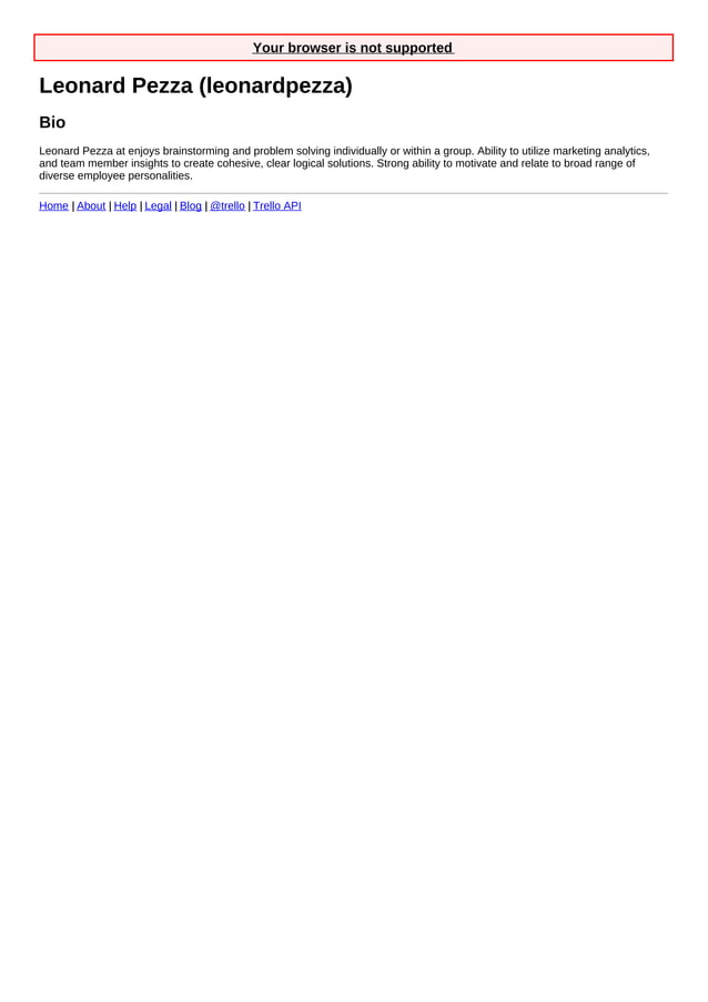 Leonard Pezza Marketing Director | PDF