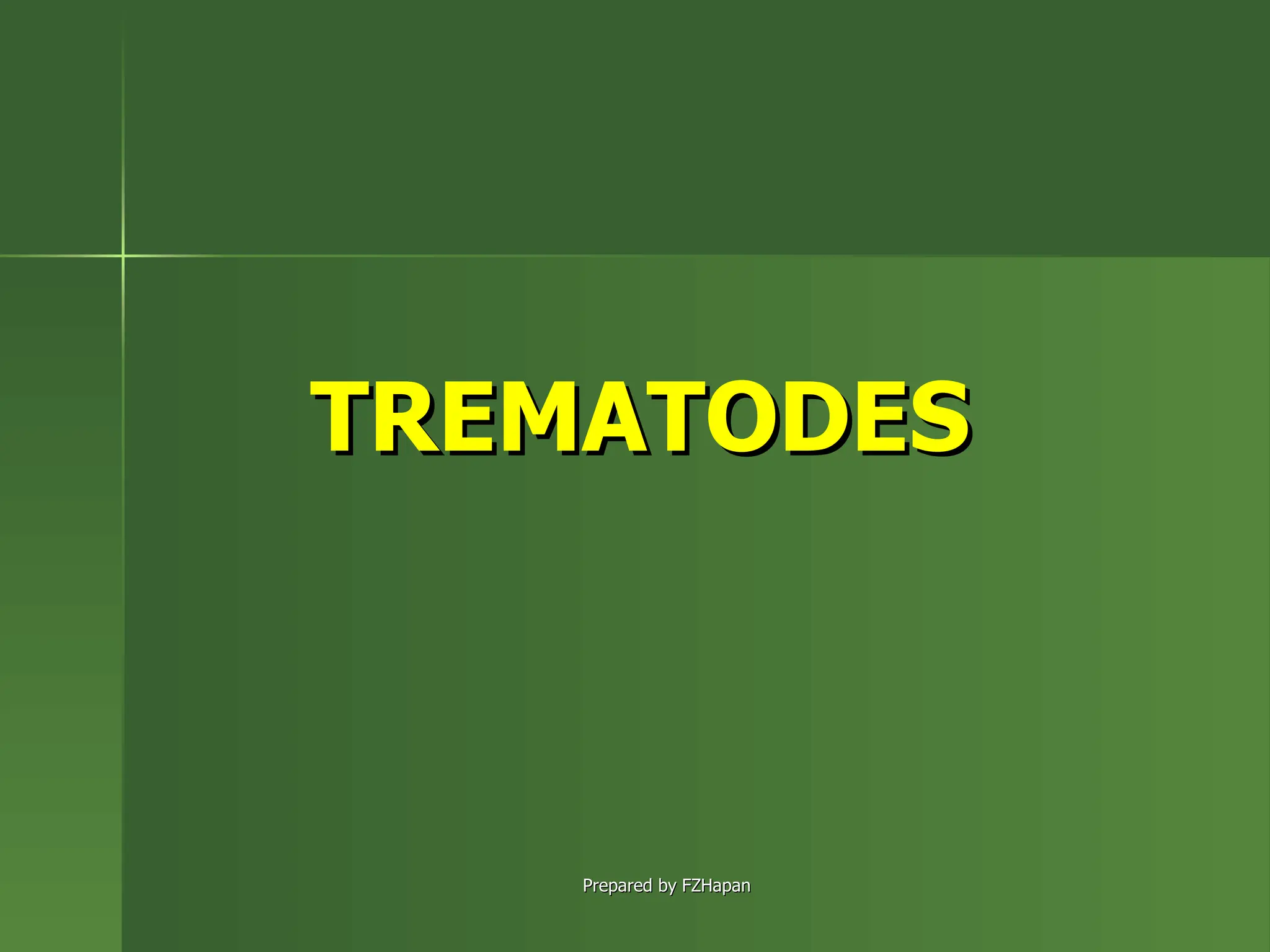 Classifications of trematodes and its epidemiology | PPT