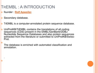 TrEMBL | PPTX