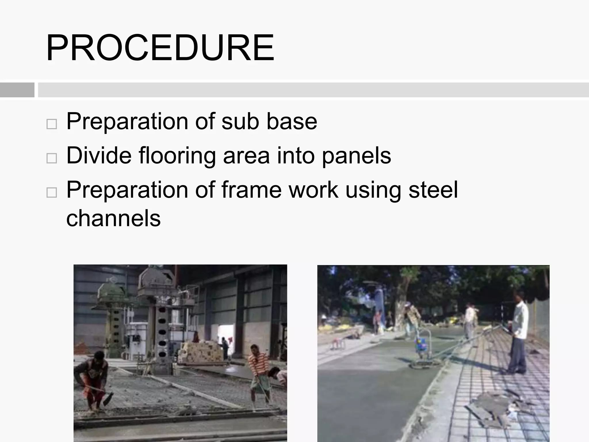 Industrial Flooring By Tremix vacuum system | PPTX