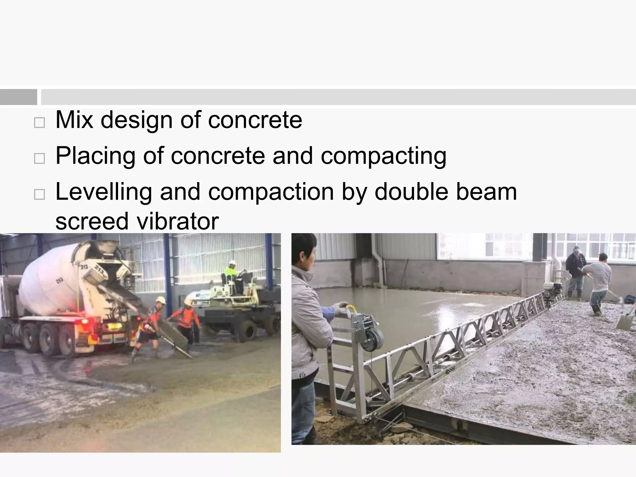 Industrial Flooring By Tremix vacuum system | PPTX