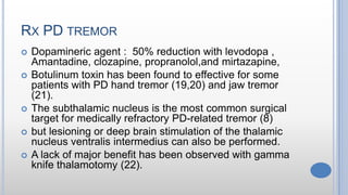 Management of Tremor | PPTX