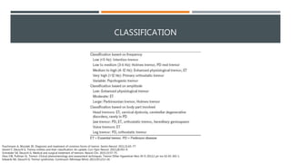 Tremor Diagnostic Approach | PPTX