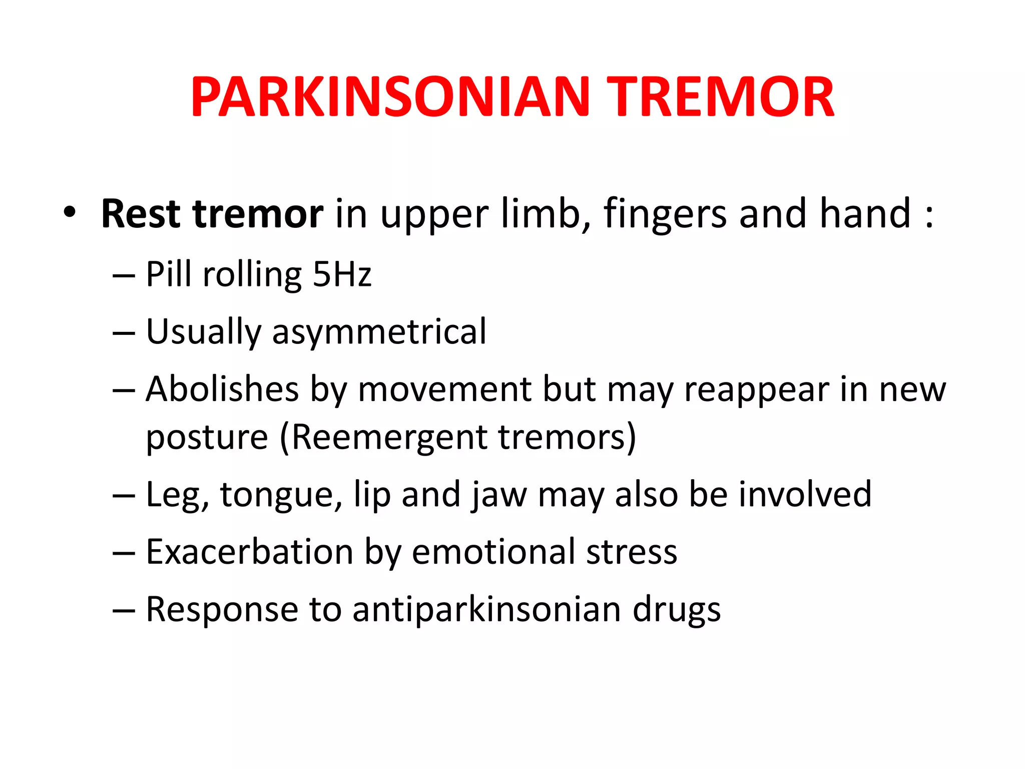 Tremors | PPTX