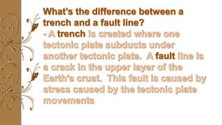 Trench and fault | PPT