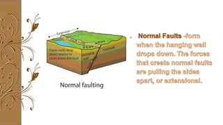 Trench and fault | PPT