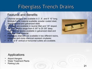 Trench Drain Systems: Types, Benefits, Applications, and Overview | PPT