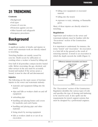 Trenching excavation | PDF
