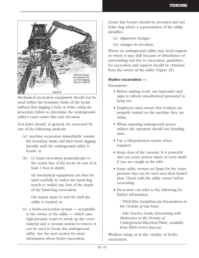 Trenching excavation | PDF