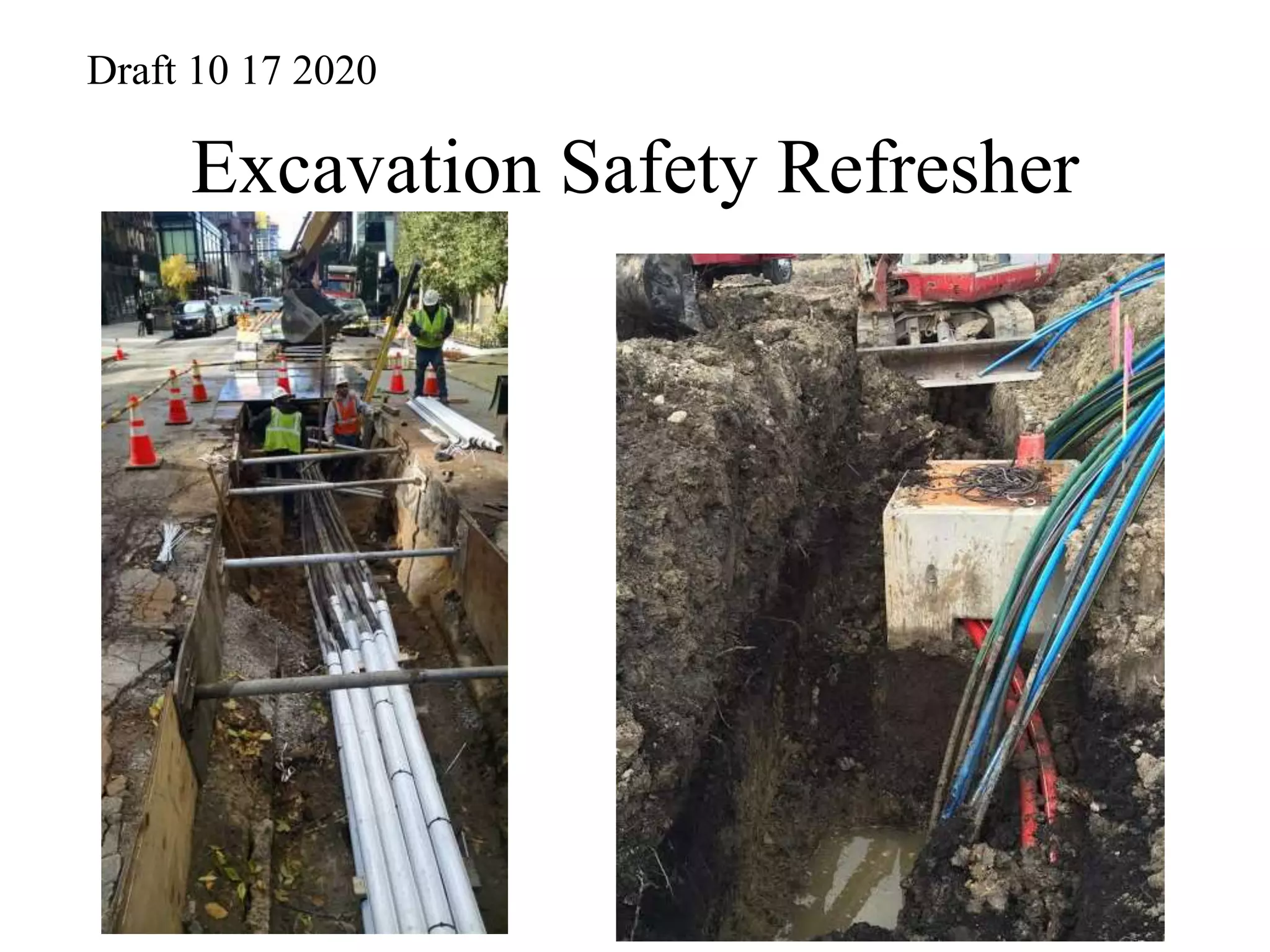 Trenching Safety 2020 | PPTX