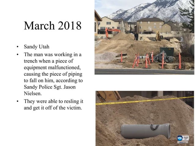 Trenching Safety 2020 | PPTX