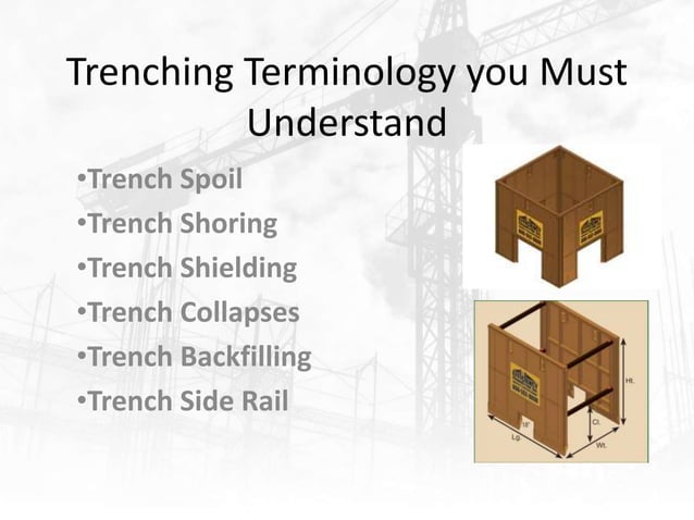 Trenching and excavation beginner's guide | PPTX