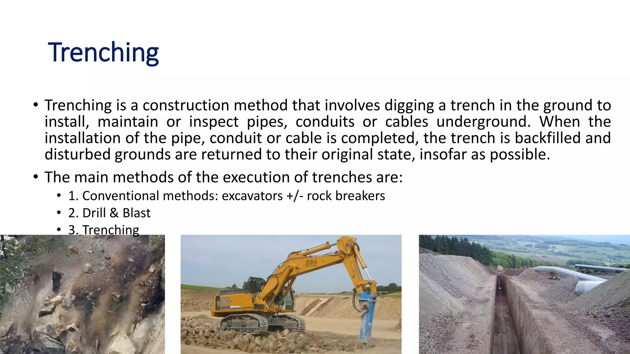Trenching & Excavation | PPTX