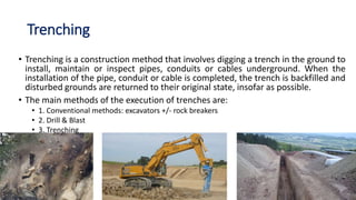 Trenching & Excavation | PPT