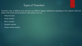 Trenching machine | PPTX