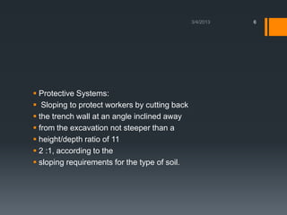 Trenching safety | PPTX