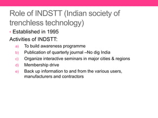 Trenchless technology | PPTX