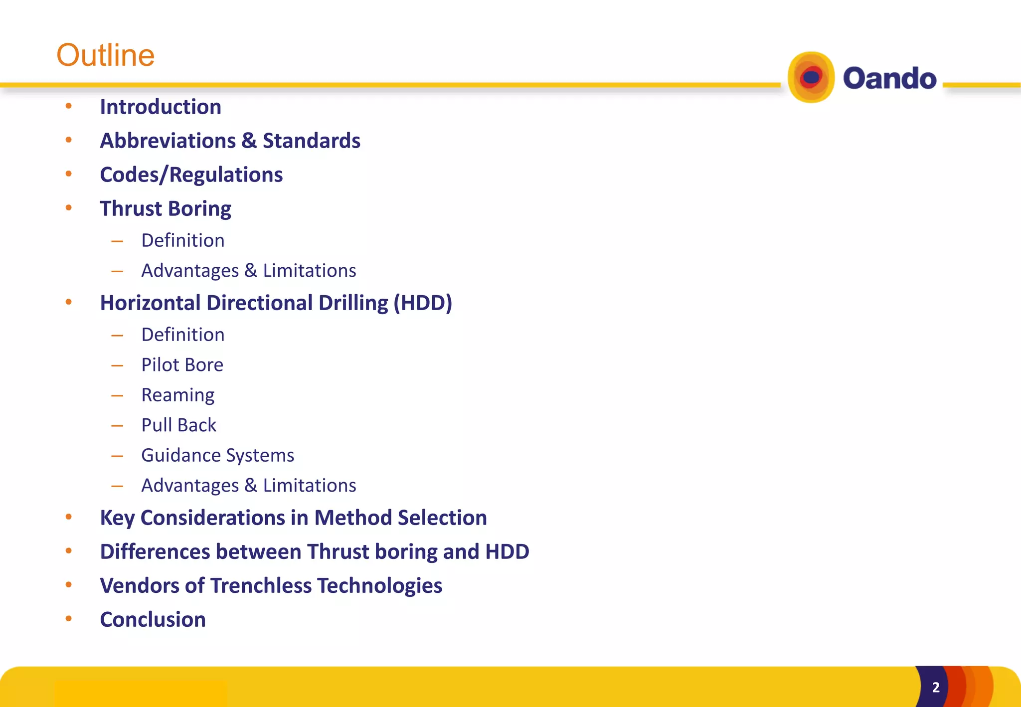 Trenchless technologies comparing thrust boring with horizontal ...
