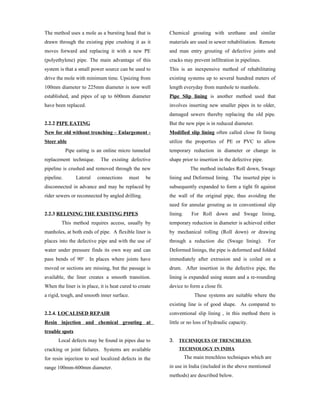 Trenchless technology | DOC