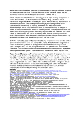 Trenchless technology | PDF