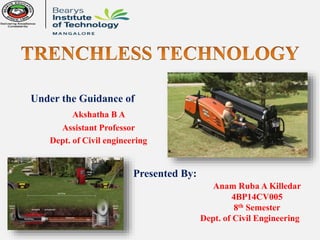 Trenchless Technology a Review | PDF