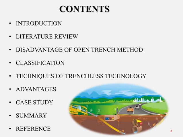 Trenchless Technology a Review | PPT