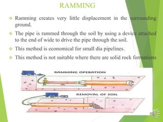 PPT ON TRENCHLESS TECHNOLOGY | PPTX