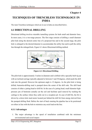 Trenchless Technology Technical Seminar Report | PDF