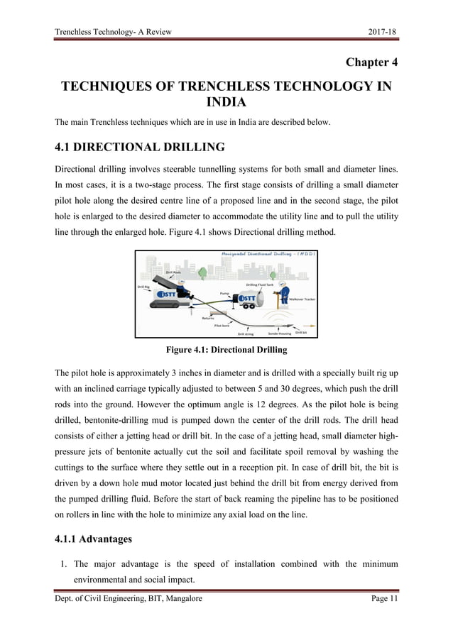 Trenchless Technology Technical Seminar Report | PDF | Science