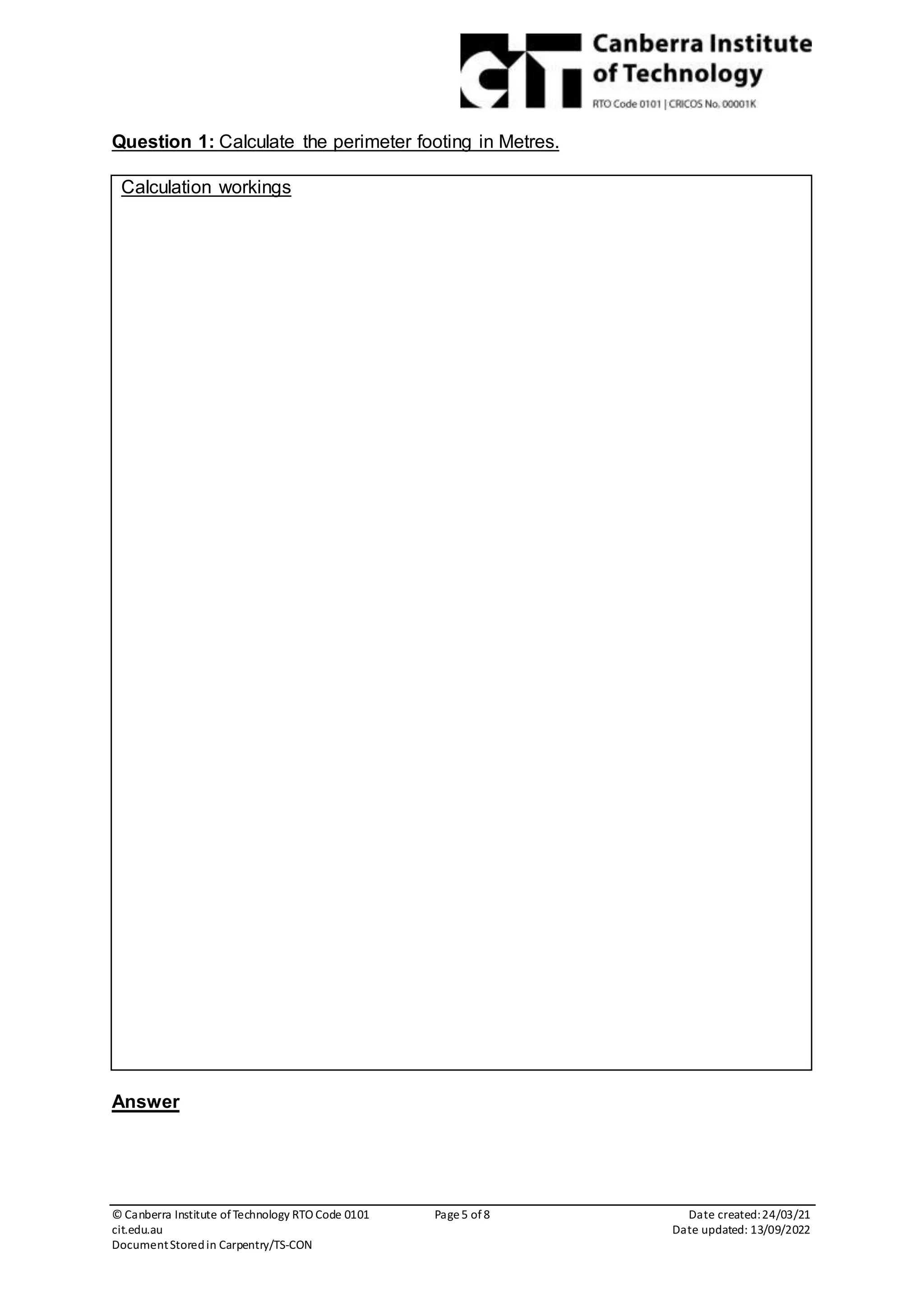 Trench Mesh Quantities Calculations | DOCX