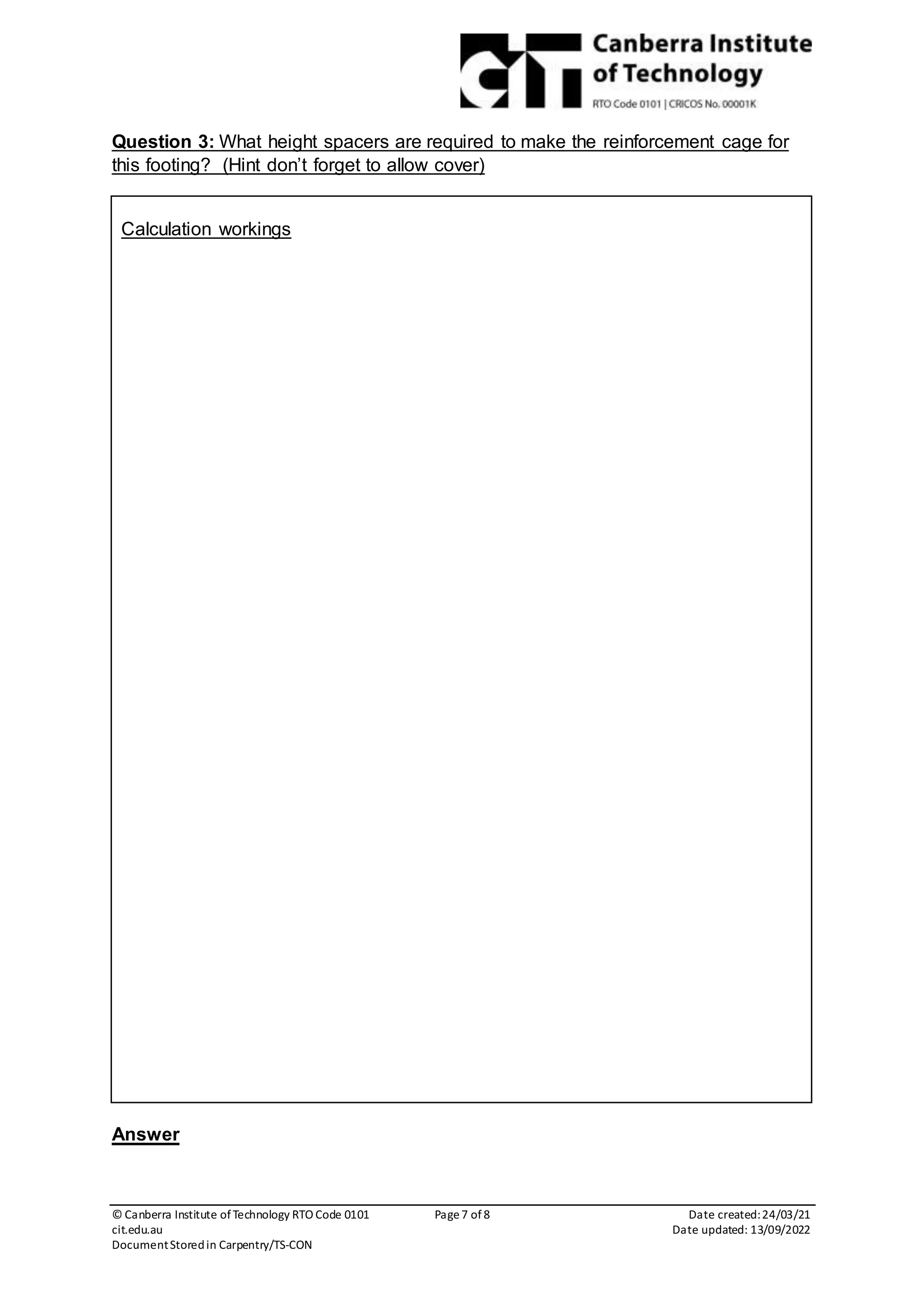 Trench Mesh Quantities Calculations | DOCX