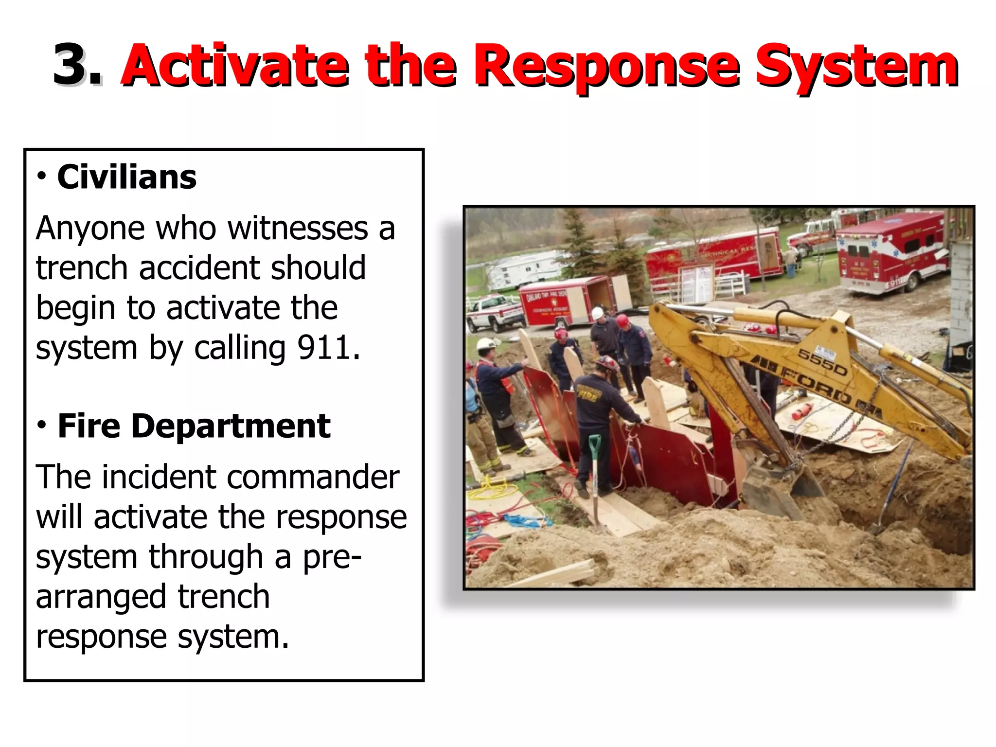Trench Rescue Awareness Training Course | PPT