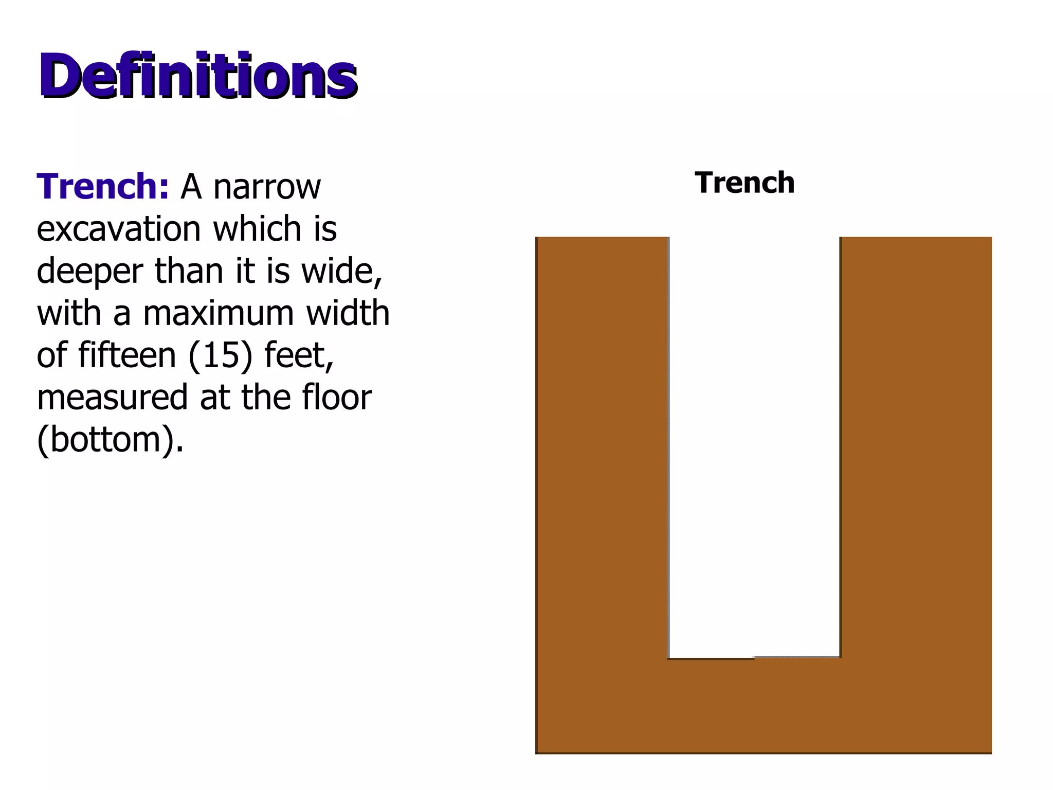 Trench Rescue Awareness Training Course | PPT