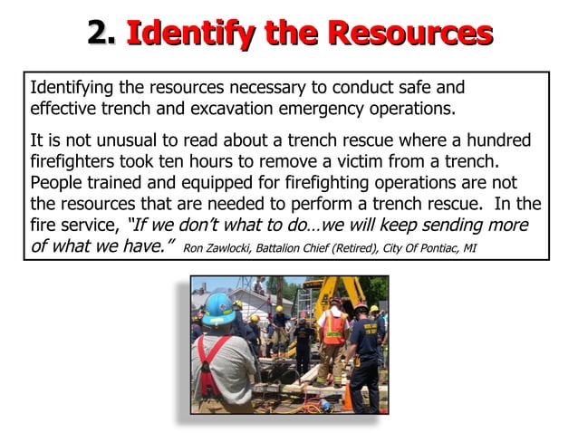 Trench Rescue Awareness Training Course | PPT