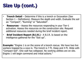 Trench Rescue Awareness Training Course | PPT