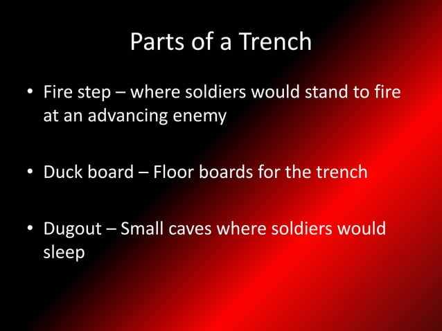 Trench warfare | PPT